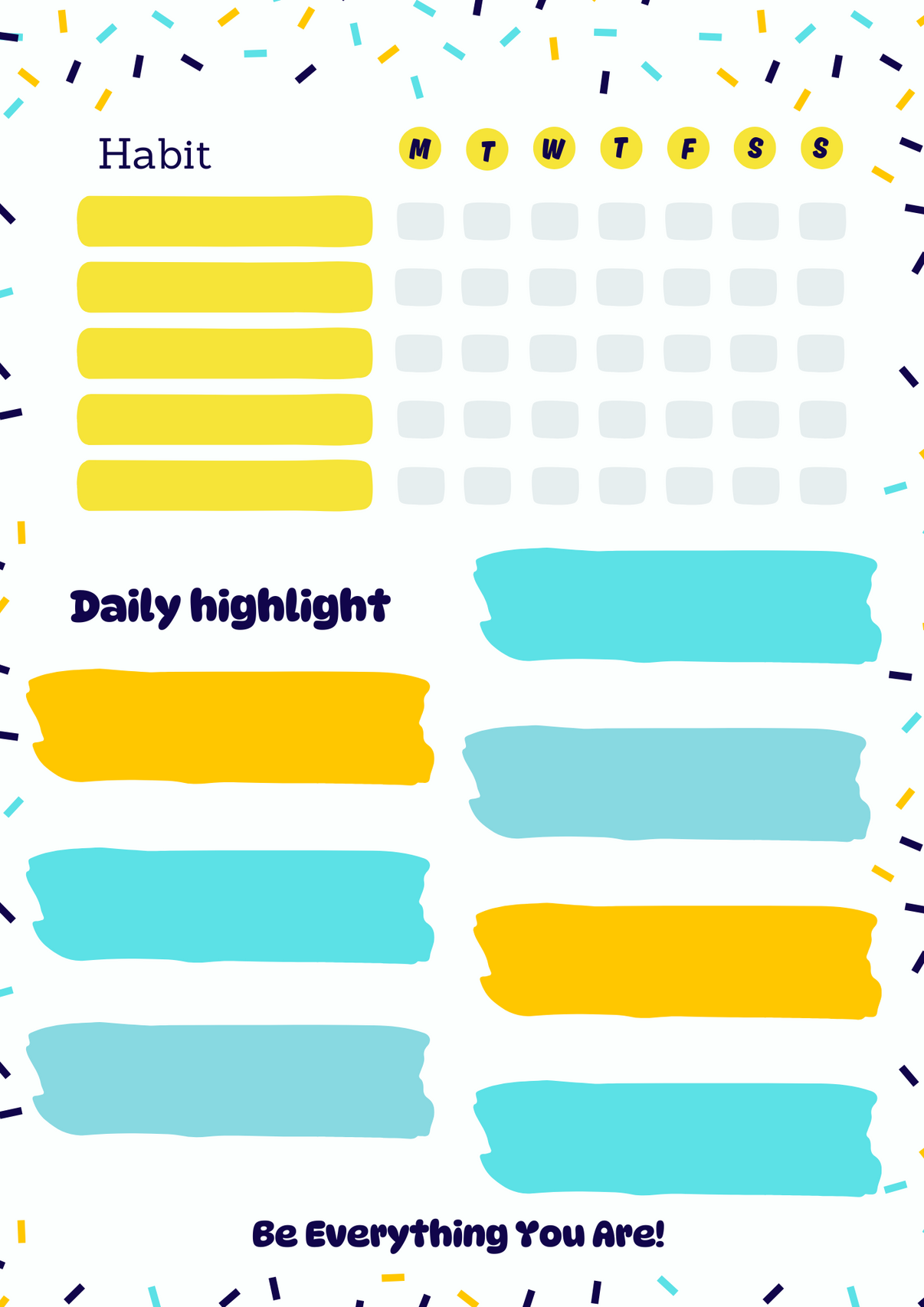 **Pre-order** Habit tracker notepad – ADHD habits